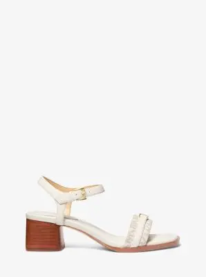 Michael Kors Mandy Signature Logo Sandal