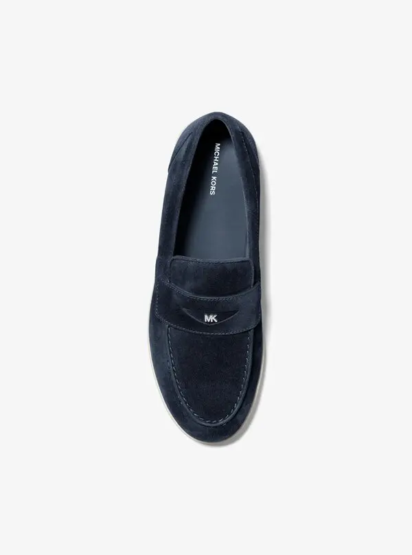 Michael Kors Wesley Suede Loafers - Blue