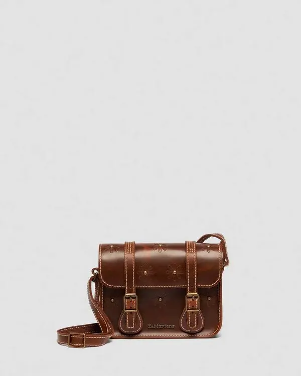 Dr. Martens 7 Inch Mayhem Leather Satchel - Tan