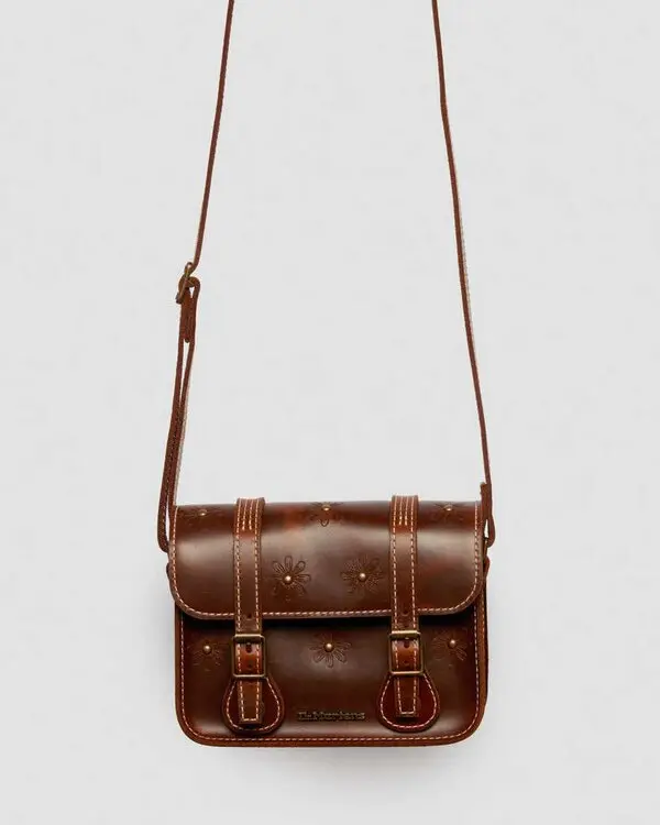 Dr. Martens 7 Inch Mayhem Leather Satchel - Tan