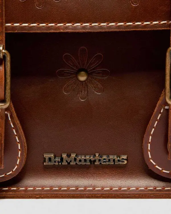 Dr. Martens 7 Inch Mayhem Leather Satchel - Tan