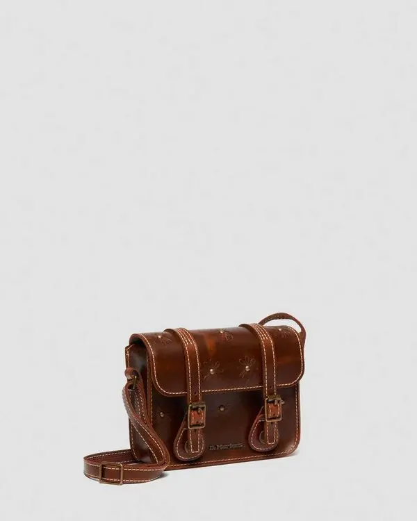 Dr. Martens 7 Inch Mayhem Leather Satchel - Tan