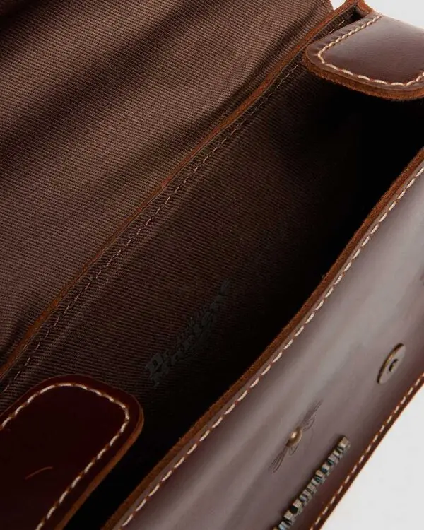 Dr. Martens 7 Inch Mayhem Leather Satchel - Tan