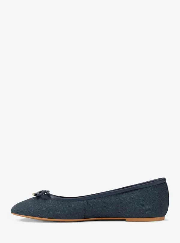 Michael Kors Savannah Denim Ballet Flat - Blue