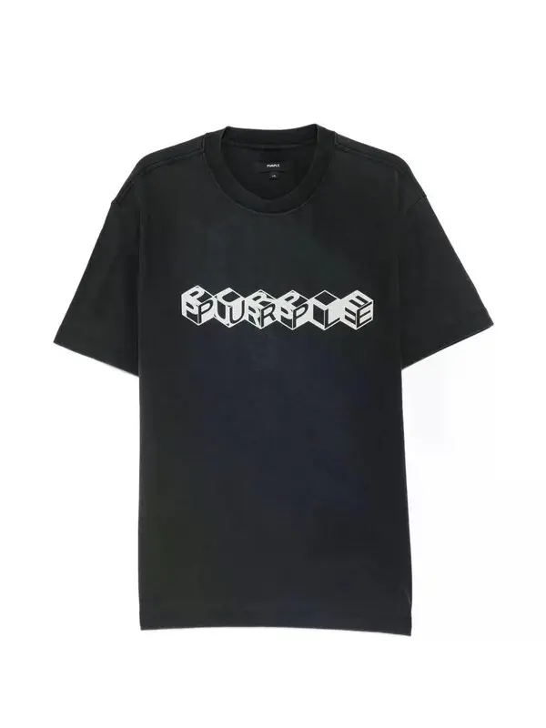 PURPLE BRAND Cube Textured T-shirt