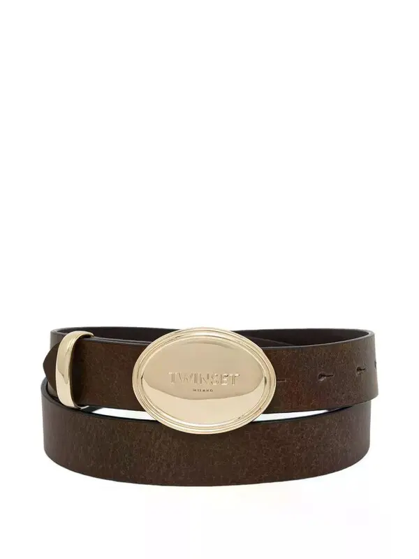 TWINSET Oval-buckle Belt - Brown