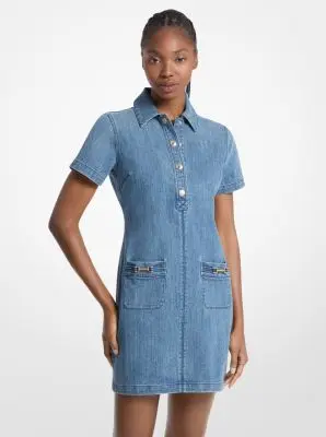 Michael Kors Carson Denim Mini Dress