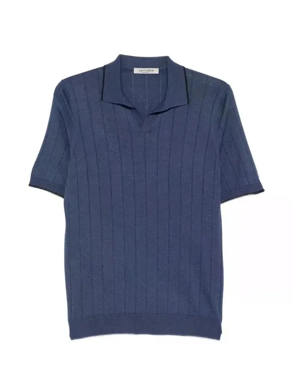 FILERIA Vertical-stripe Short-sleeve T-shirt