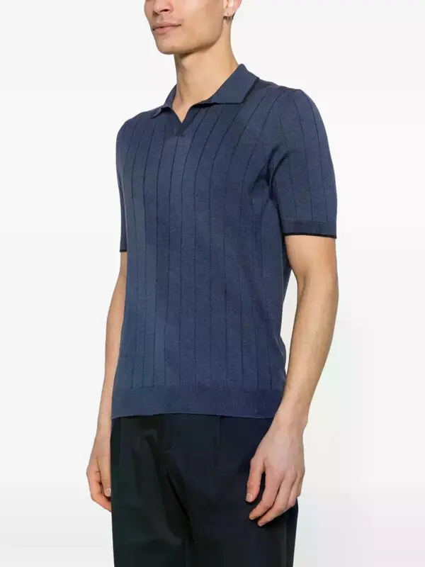 FILERIA Vertical-stripe Short-sleeve T-shirt