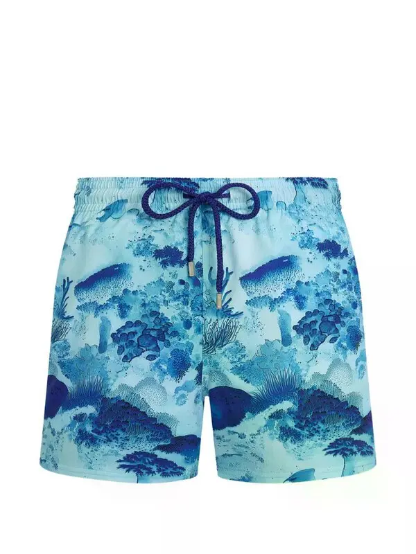 Vilebrequin Coral Reef Swim Shorts - Blue