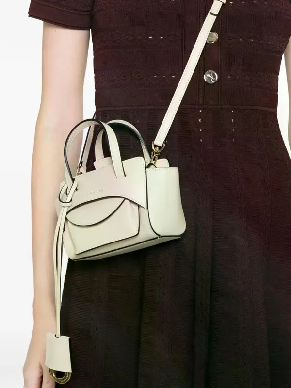 HIDESINS Premiere Top Handle Leather Tote - Neutrals