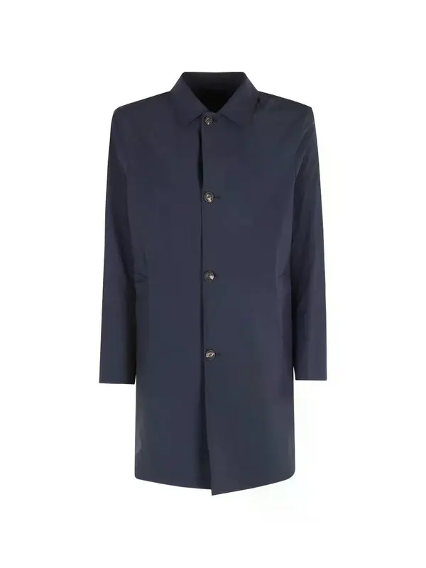 KIRED Buttoned Mid-length Coat - Blue