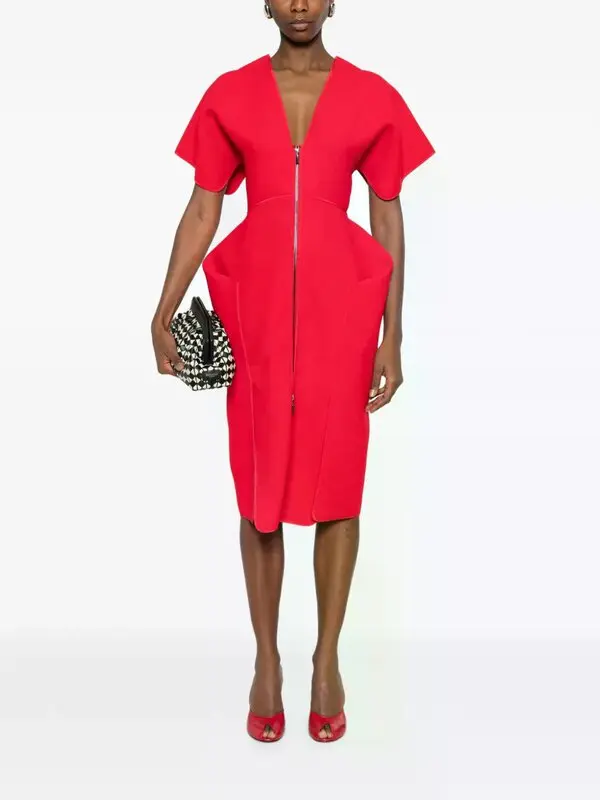 Maticevski Zip Midi Dress