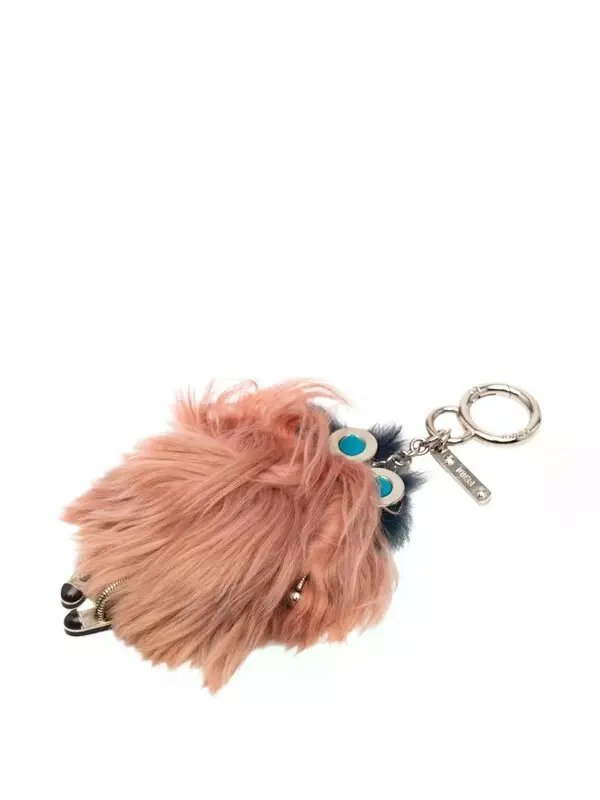 Fendi 2000-2025 Mink Teen Witches Bag Charm Key Chain - Pink