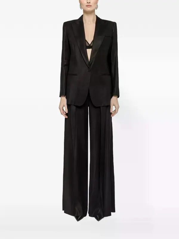 NISSA Single-breasted Blazer - Black