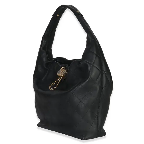 Chanel 26c Quilted Calfskin Hobo