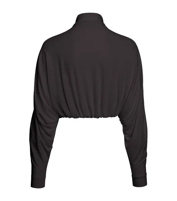 Alaïa Stretch-jersey Draped Jacket