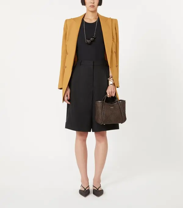 Max Mara Embellished Top-handle Bag - Brown