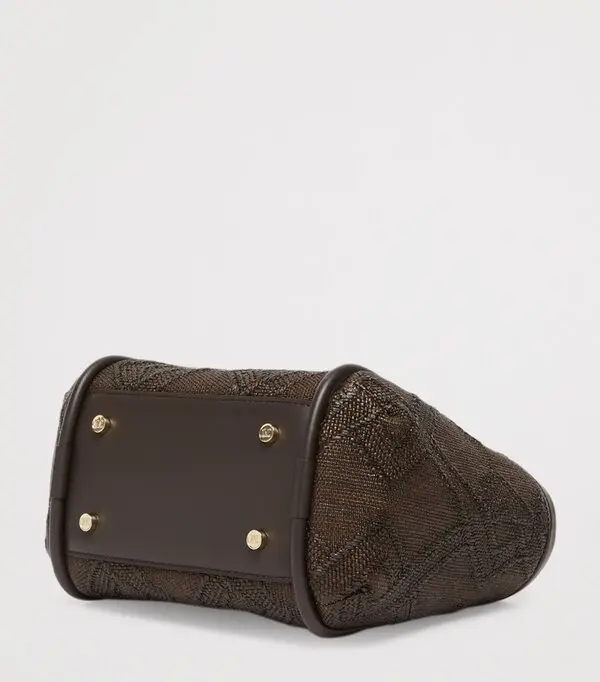 Max Mara Embellished Top-handle Bag - Brown