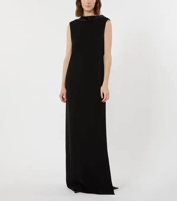 Max Mara Crepe Maxi Dress