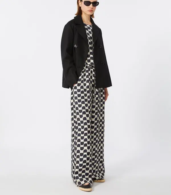 Max Mara Silk Printed Ronchi Jumpsuit