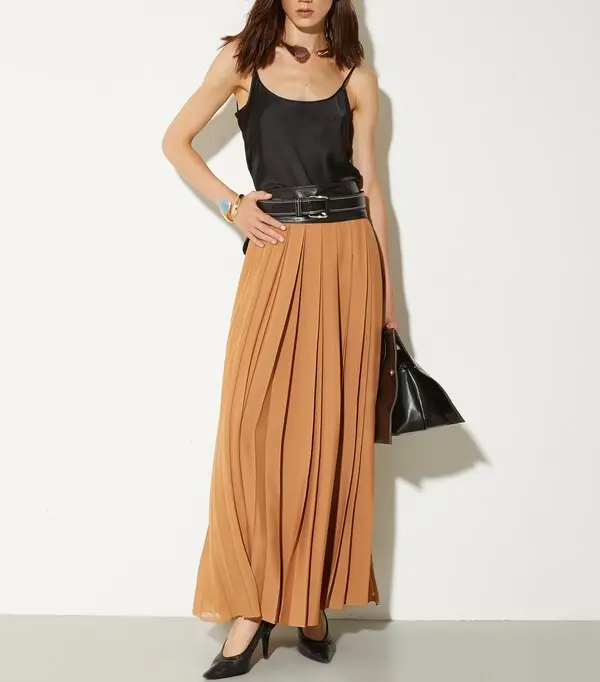 Max & Co. Pleated Maxi Skirt