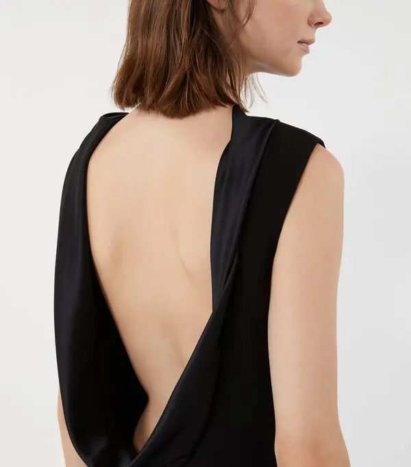 Max Mara Crepe Maxi Dress - Black