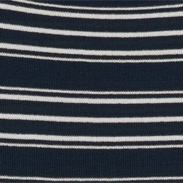 Max & Co. Stripe Boat-neck Crop Top - Blue