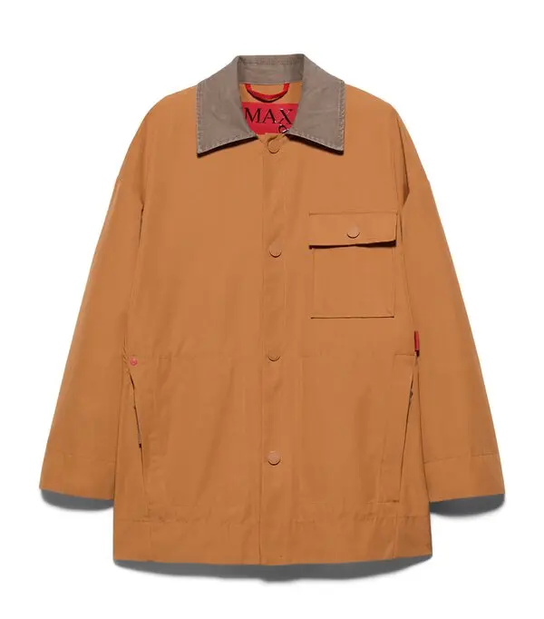 Max & Co. Relaxed Fit Raincoat - Brown
