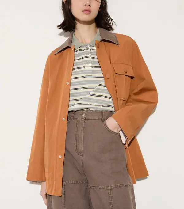 Max & Co. Relaxed Fit Raincoat - Brown