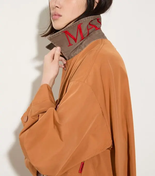 Max & Co. Relaxed Fit Raincoat - Brown