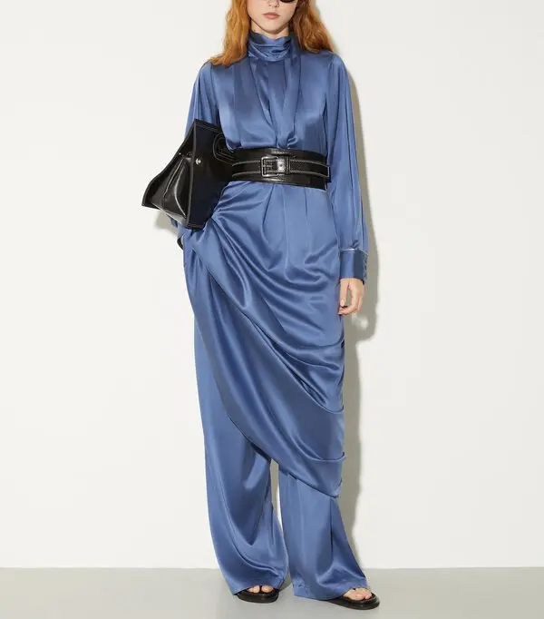 Max & Co. Stretch-silk Wide-leg Trousers