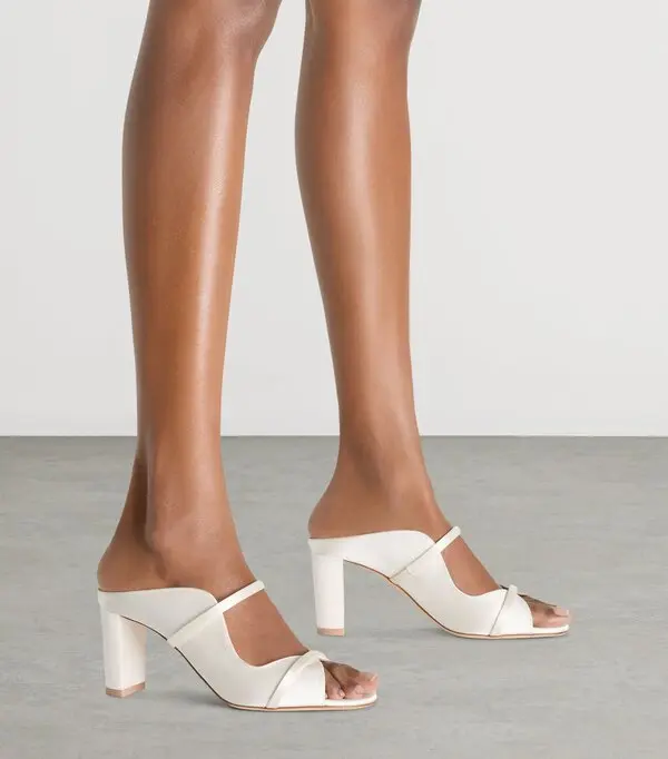 MALONE SOULIERS Norah 70 Heeled Sandals - Ivory