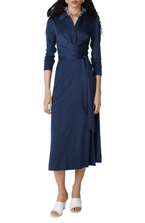 Diane Von Furstenberg Sana Two Wrap Shirtdress