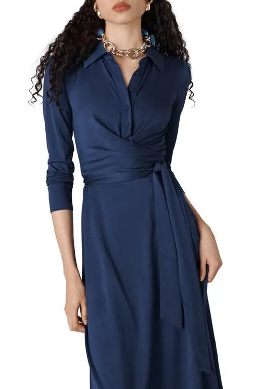 Diane Von Furstenberg Sana Two Wrap Shirtdress