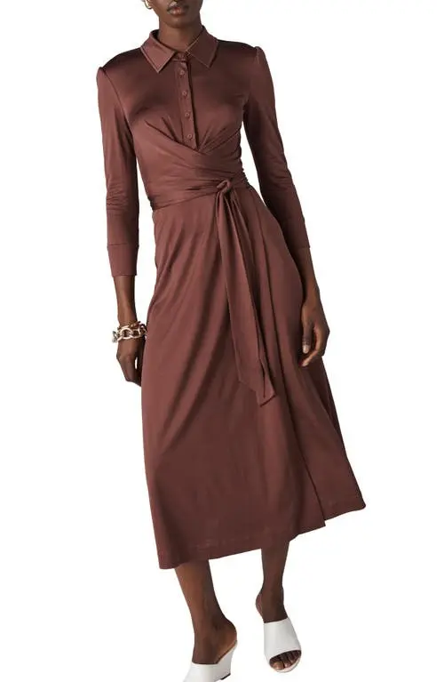Diane Von Furstenberg Sana Wrap Shirtdress