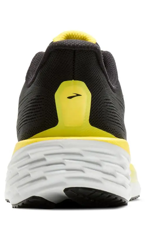 Brooks Launch Running Sneaker - Black/cyber Yellow/oyster