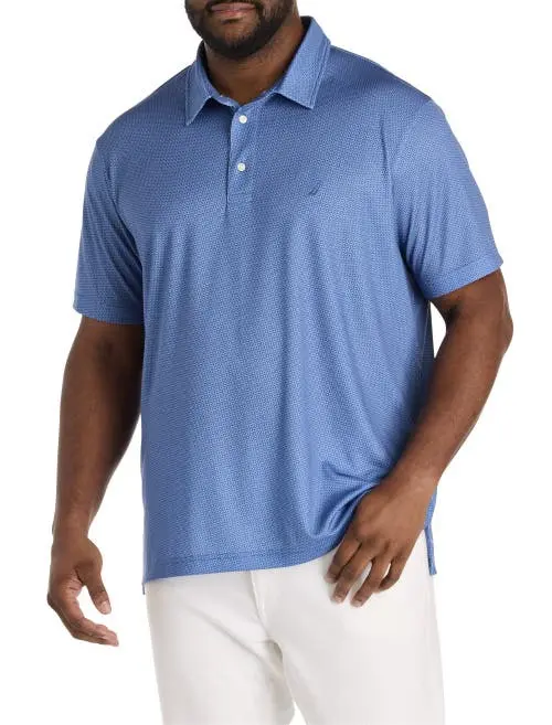 NAUTICA Big & Tall Performance Polo Shirt - Union Blue