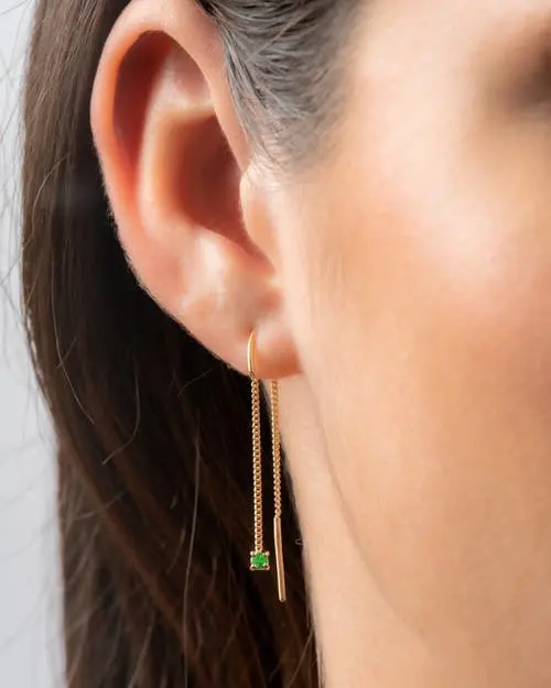 ELOISE JEWELRY Connection Chain Threader Earrings