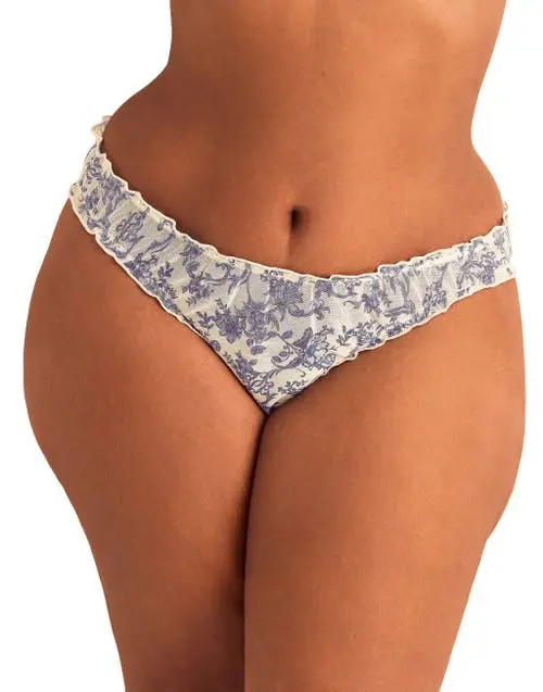 ADORE ME Winette Bikini Panties - Novelty Blue