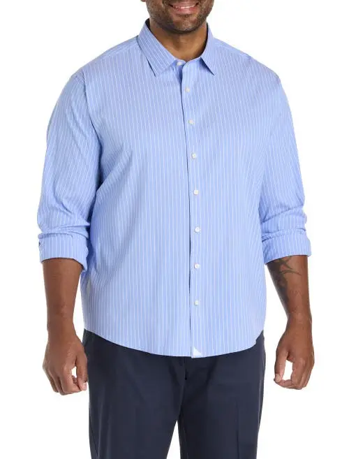 UNTUCKIT FIT BY DXL Big & Tall Whitlock Performance Sport Shirt