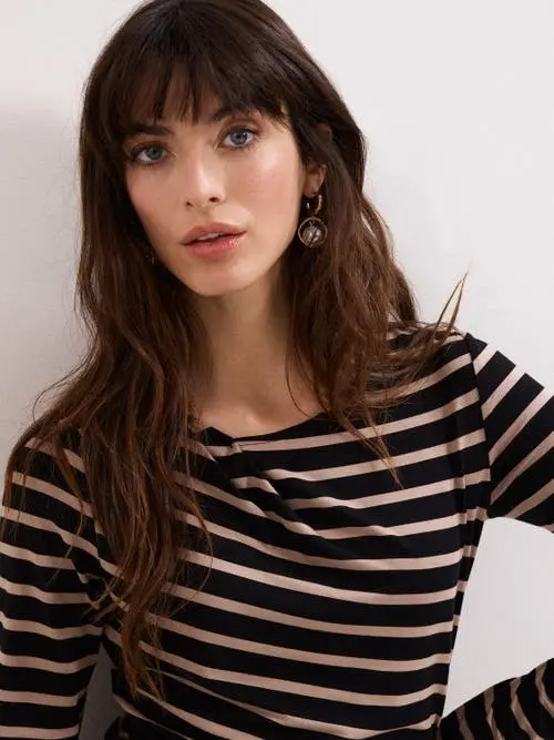PHASE EIGHT Everly Stripe Top
