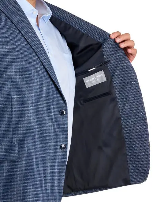 Michael Kors Big & Tall Mini Houndstooth Sport Coat