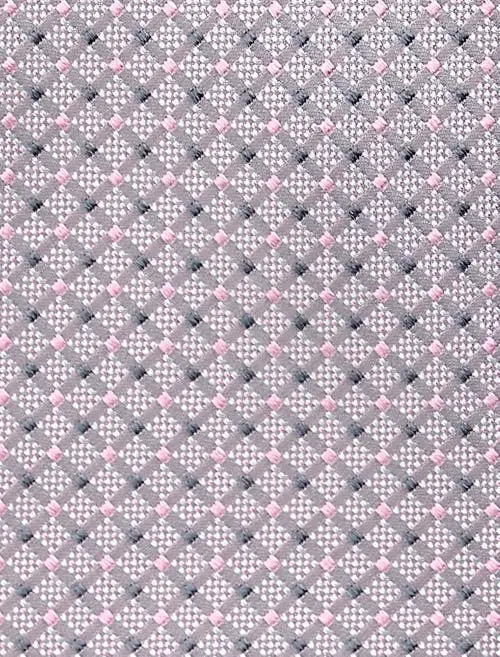 Michael Kors Geometric Printed Neck Tie - Silver