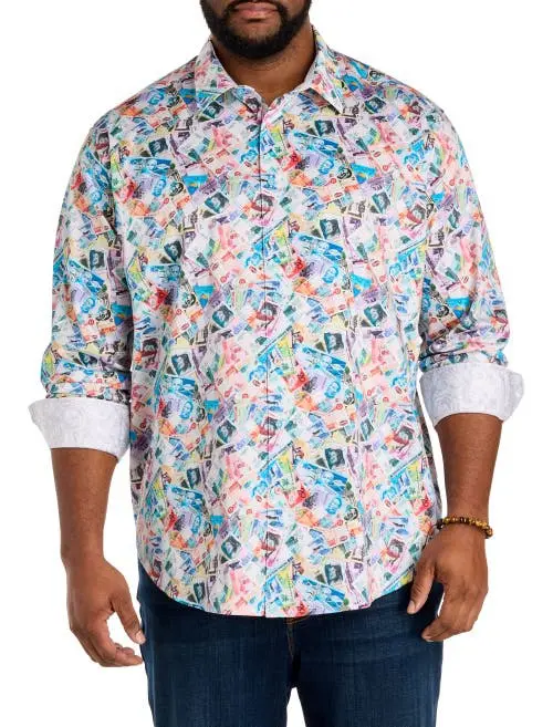 ROBERT GRAHAM BY DXL Big & Tall Vacation Fund Sport Shirt