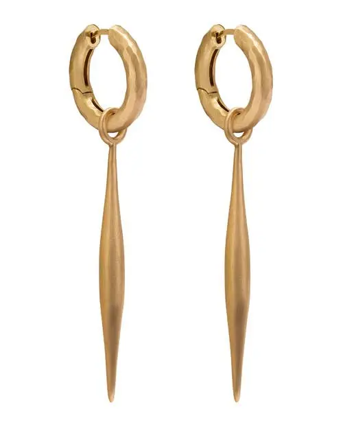 ELOISE JEWELRY Wander Hoops With Spindle Charms - Spindle Charm