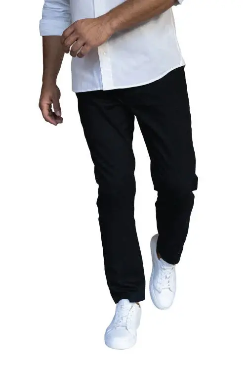 PETER MANNING NYC Stretch Chinos Slim Fit - Black