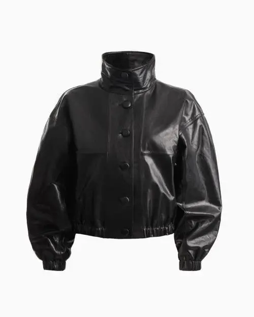 DODIEE Kate Leather Bomber Jacket
