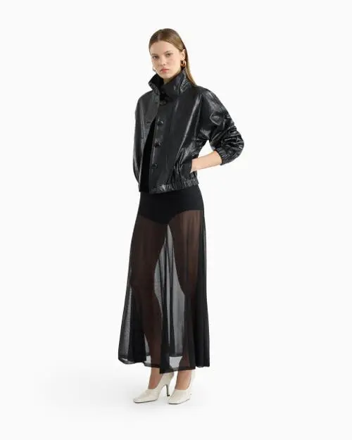 DODIEE Kate Leather Bomber Jacket