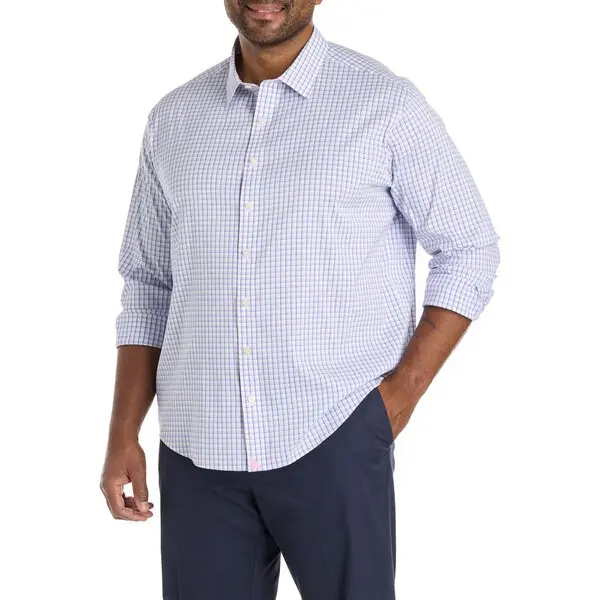 UNTUCKIT FIT BY DXL Big & Tall Orsini Performance Sport Shirt